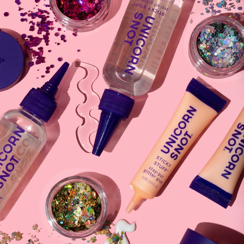 Sticky Stuff | Peel-Off Glitter Glue for Cosmetic Glitter – Unicorn Snot